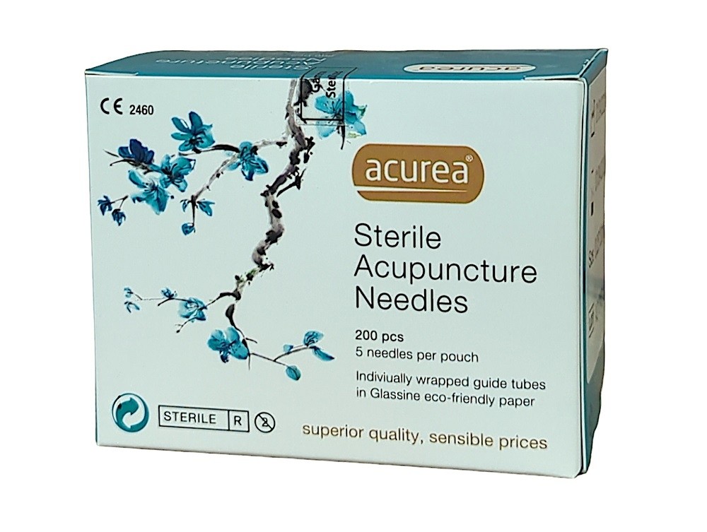 Acurea needles - Japanese style plastic handle (200/box)
